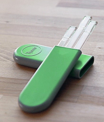 Tfees Reusable Plastic Drinking Straws for Wine, Coffee, Tea and Juice ...